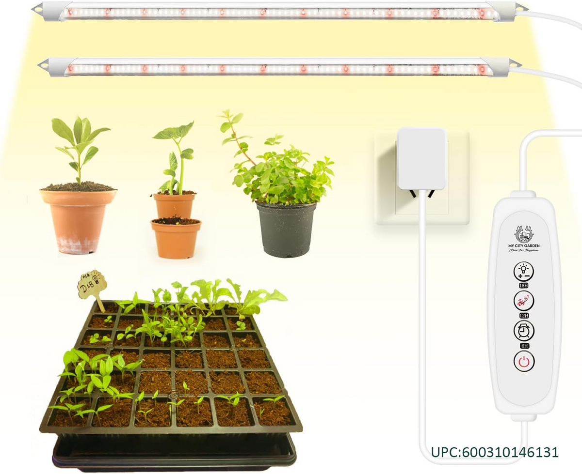 POWER GROW, LED Seeding Lights, Full Spectrum 6500K, 2 Pack – My City ...